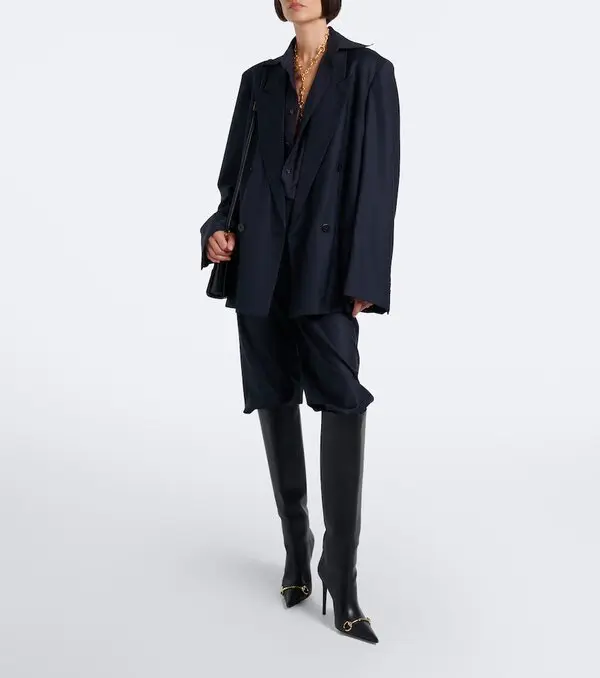 Gucci Wool Wide-leg Pants