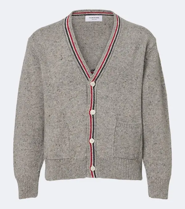 Thom Browne Hector Intarsia Wool And Mohair Cardigan
