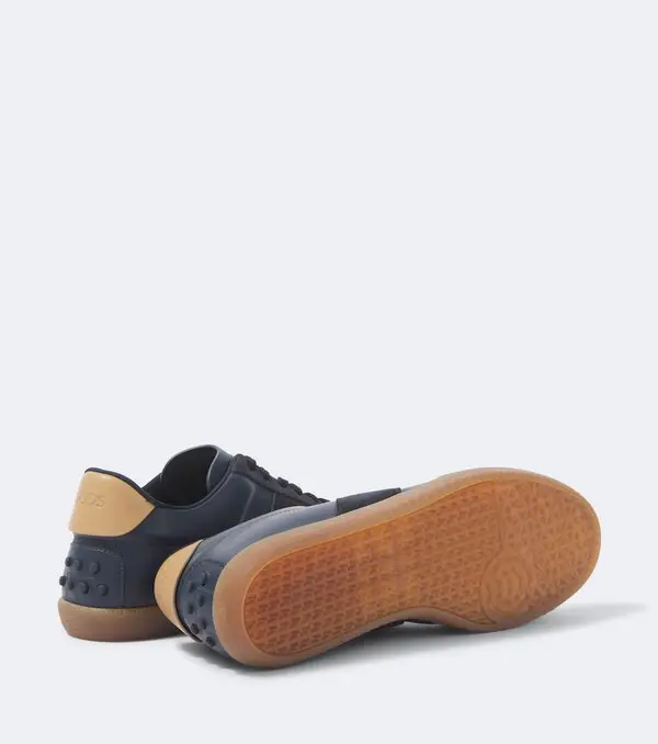 TOD'S Tabs Leather And Suede Sneakers