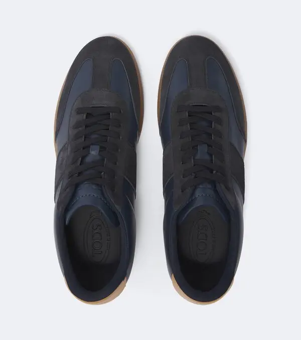 TOD'S Tabs Leather And Suede Sneakers