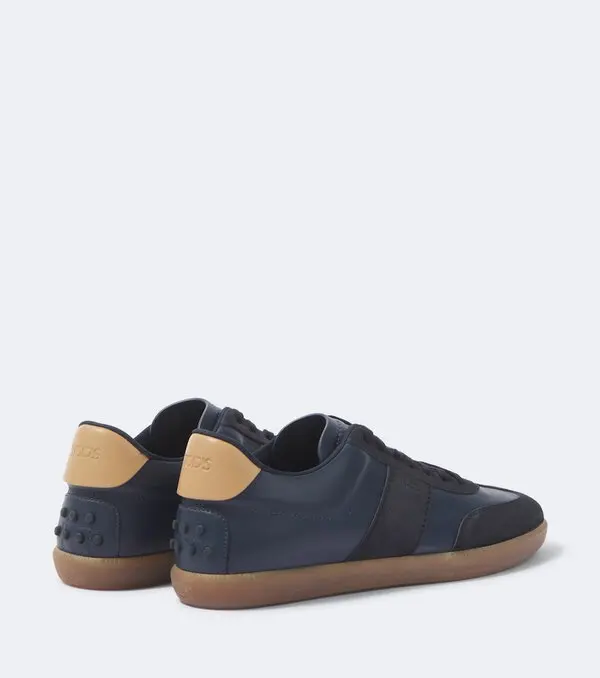 TOD'S Tabs Leather And Suede Sneakers