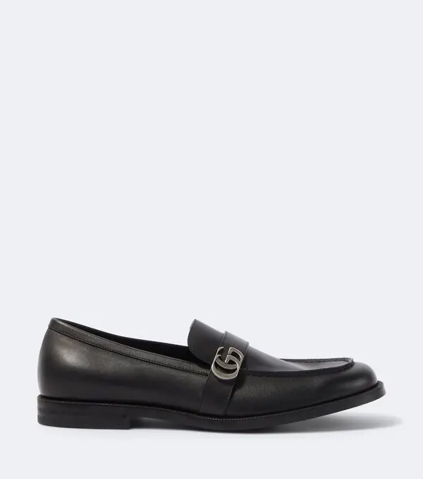 Gucci Double G Leather Loafers