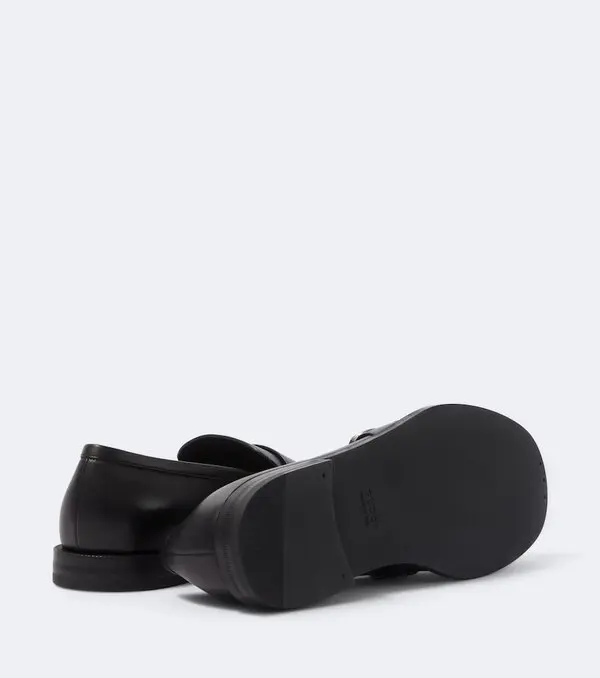 Gucci Double G Leather Loafers