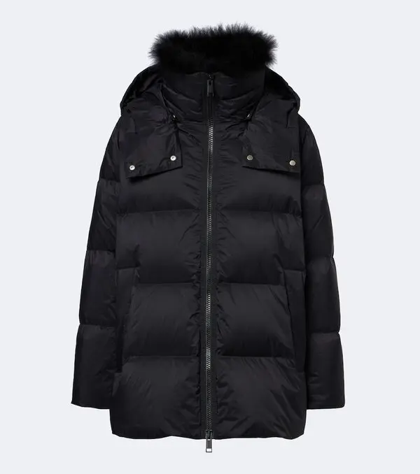 YVES SALOMON Hooded Padded Down Jacket