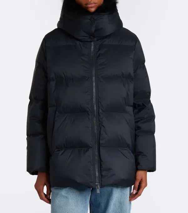 YVES SALOMON Hooded Padded Down Jacket