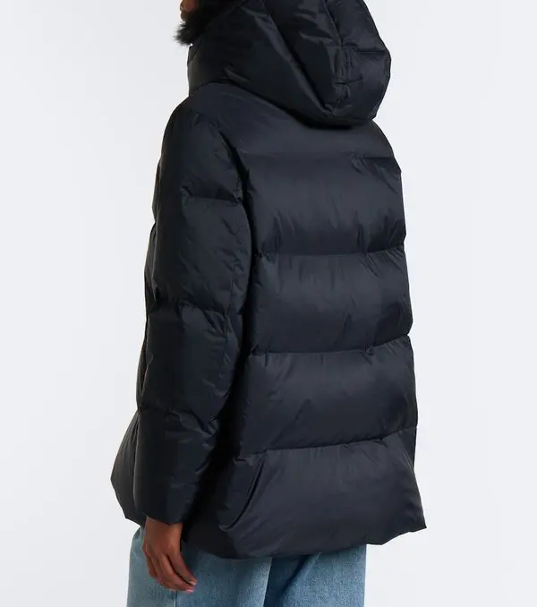 YVES SALOMON Hooded Padded Down Jacket