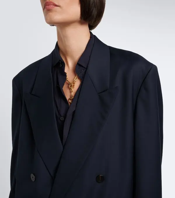 Gucci Double-breasted Oversized Wool Blazer