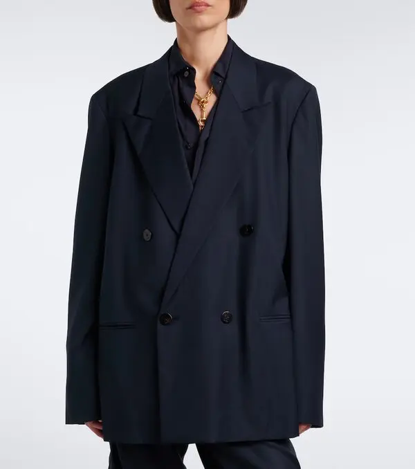Gucci Double-breasted Oversized Wool Blazer