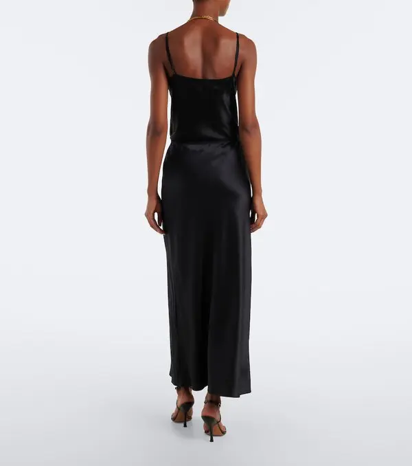JOSEPH Isaak Silk Satin Maxi Skirt