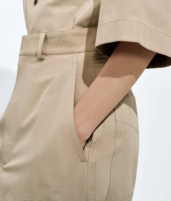 Bottega Veneta Cotton Twill Cargo Shorts