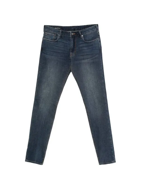 Emporio Armani Denim Cotton Jeans - Blue