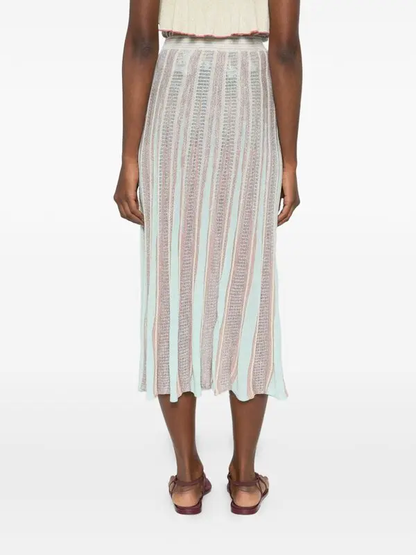 FORTE_FORTE Pleated Long Skirt