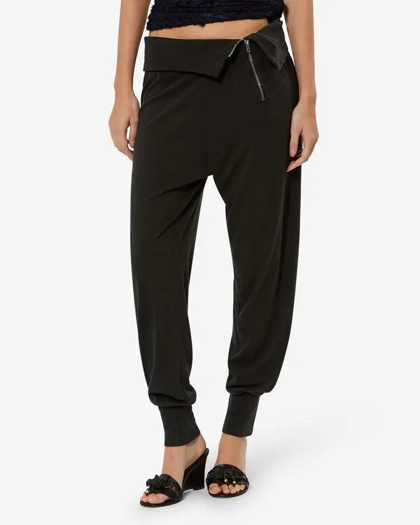 Isabel Marant Étoile Silk Bourette Harem Pants
