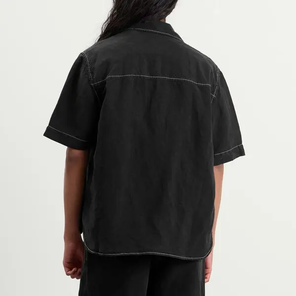 Amiri Script Linen Shirt