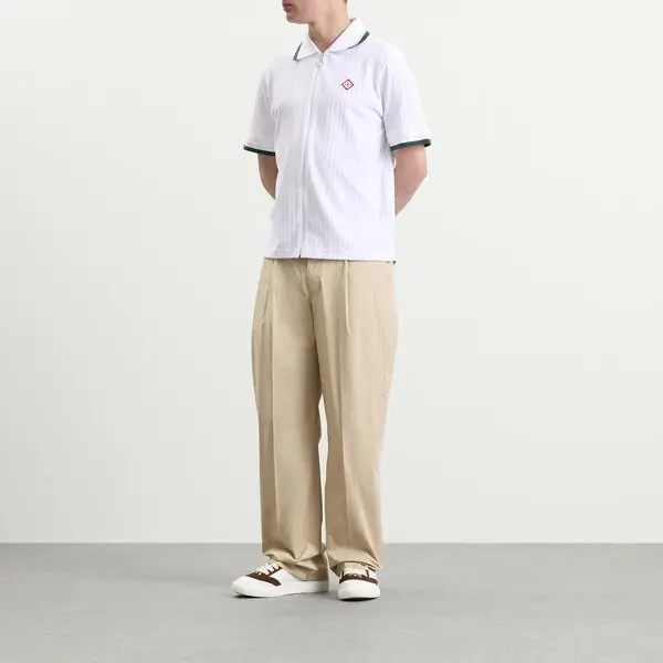 Casablanca Pleated Straight Leg Trousers