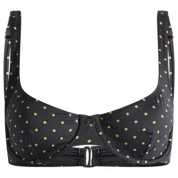 FRUITY BOOTY Celine Polka Dot Underwire Bikini Top