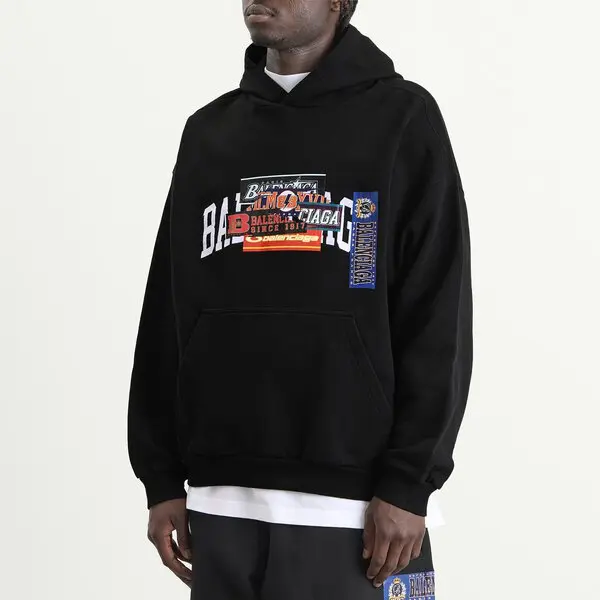 Balenciaga Bumper Sticker Regular Fit Hoodie