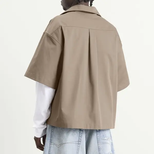 Balenciaga Double Layer Bowling Shirt
