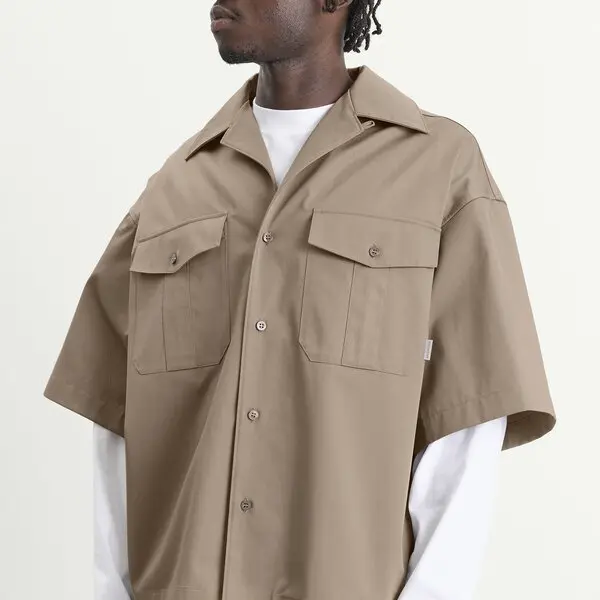Balenciaga Double Layer Bowling Shirt