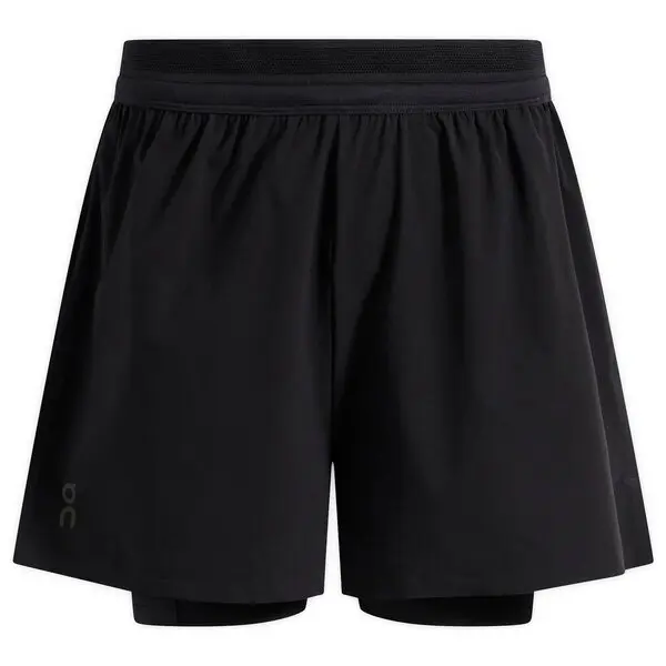 On Performance 2-in-1 Running Shorts - Black