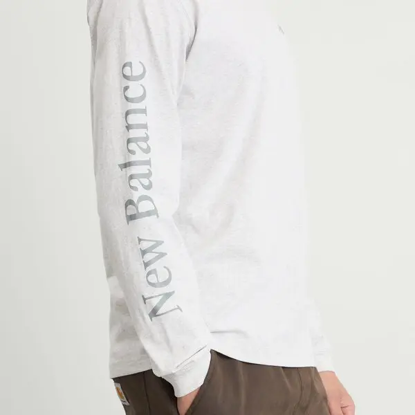 NEW BALANCE Athletics Classic Long Sleeve Cotton T-shirt