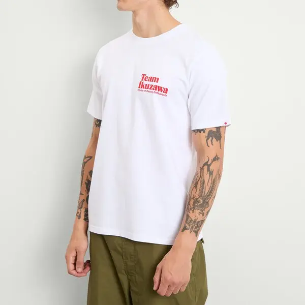 TEAM IKUZAWA Organic Cotton Printed Logo T-shirt