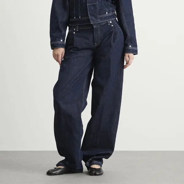 PEACHY DEN Lita Wide Leg Jeans
