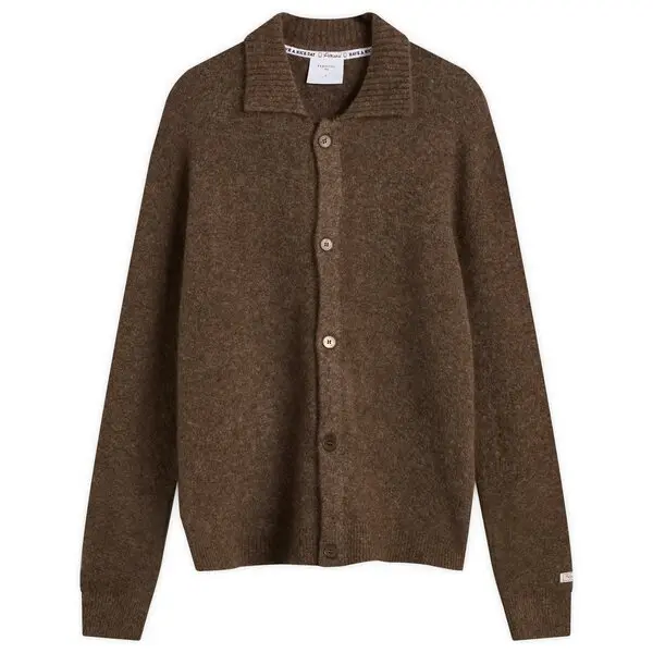 PERCIVAL Archive Soft Knitted Collared Cardigan