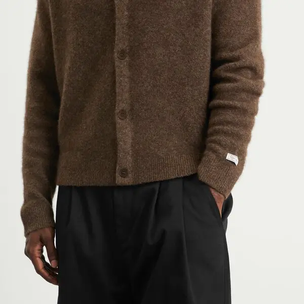 PERCIVAL Archive Soft Knitted Collared Cardigan