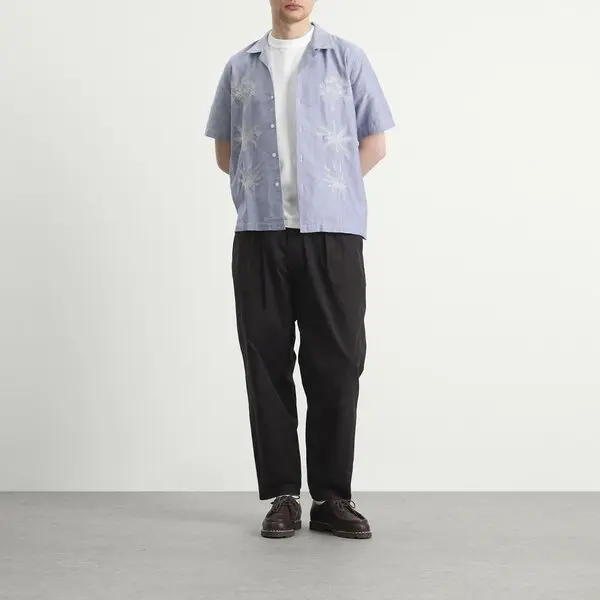 Universal Works Oxford Shirting Embroidered Shirt