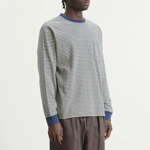 BEAMS Striped Long Sleeve T-shirt