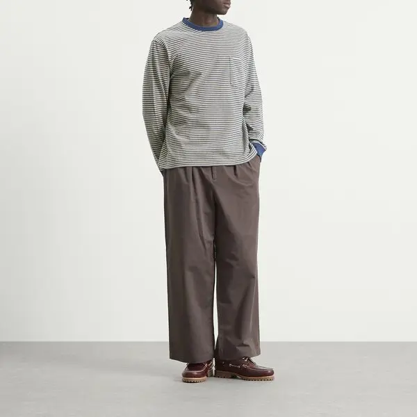 BEAMS Striped Long Sleeve T-shirt