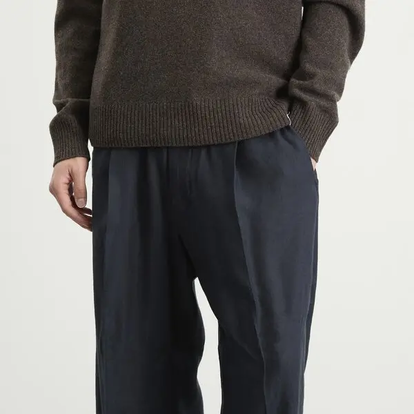 Nn07 Kay Pleated Trousers - Deep Navy