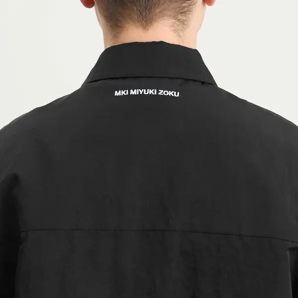 MKI MIYUKI ZOKU Silky Nylon Box Overshirt