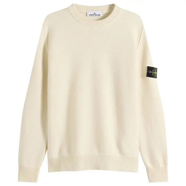 Stone Island Lambswool Jumper - Ivory