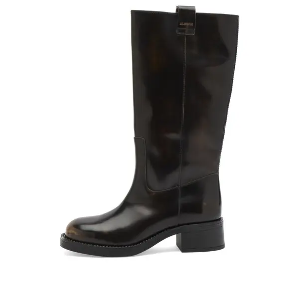 ALOHAS Sajan Vintage Effect Leather Boots - Brown