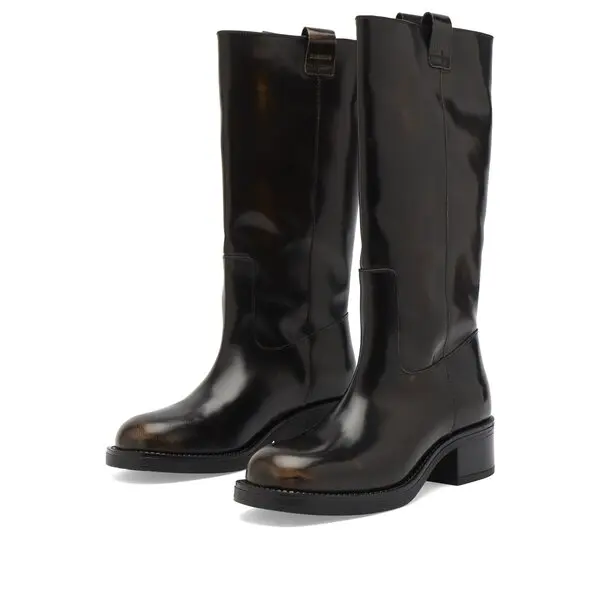 ALOHAS Sajan Vintage Effect Leather Boots