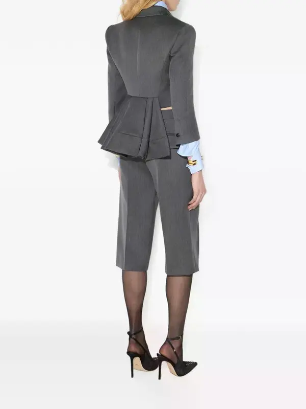 Elisabetta Franchi Cool Wool Bermuda Shorts