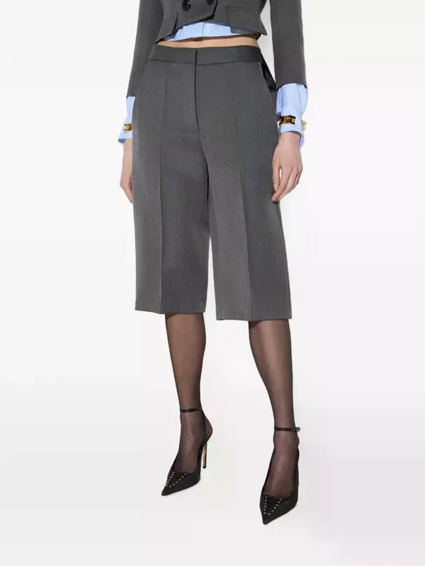 Elisabetta Franchi Cool Wool Bermuda Shorts