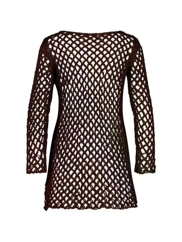 HAIGHT. Flavia Open-knit Mini Dress