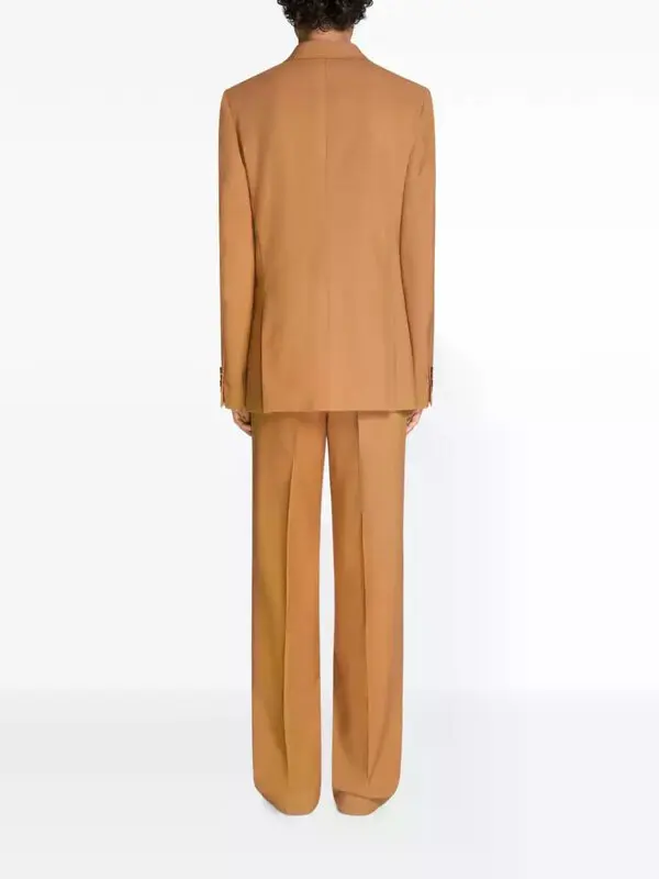 Dries Van Noten Double-breasted Wool Toile Tuxedo