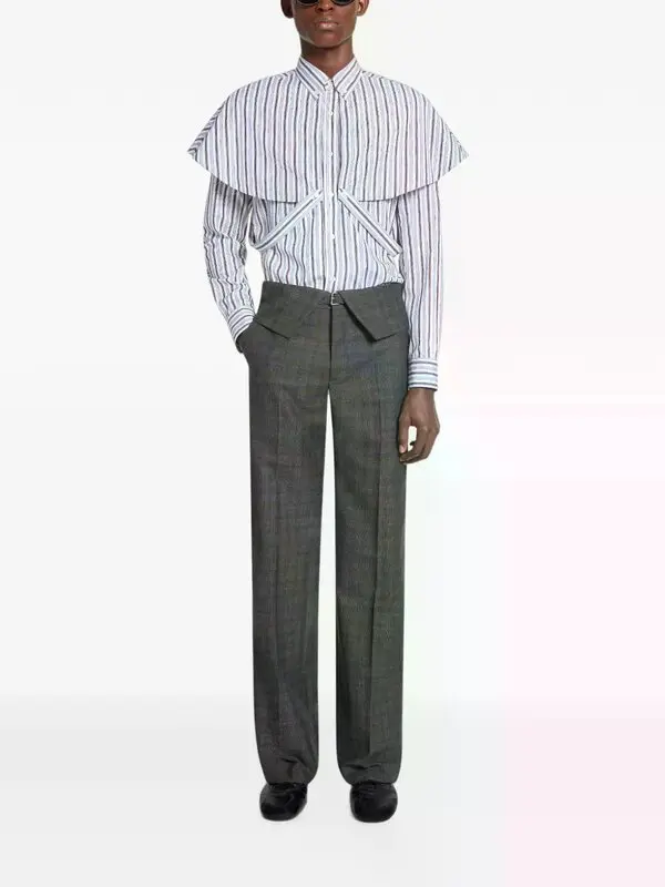 Dries Van Noten Folded Wool Pants