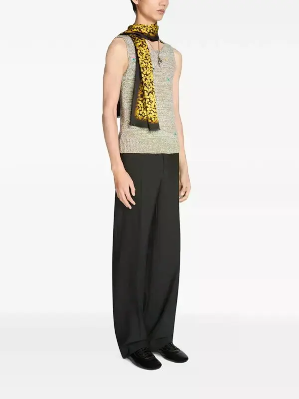 Dries Van Noten Embroidered Wool Sweater