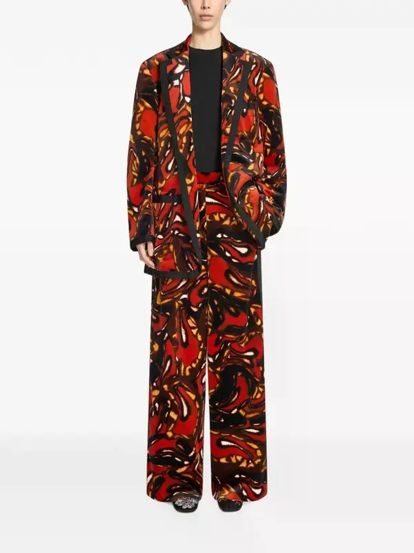 Dries Van Noten Oversized Velvet Blazer