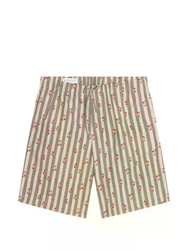 Dries Van Noten Cotton Poplin Shorts
