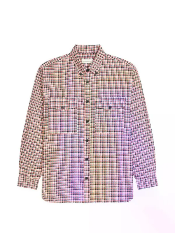 Dries Van Noten Loose Flannel Shirt