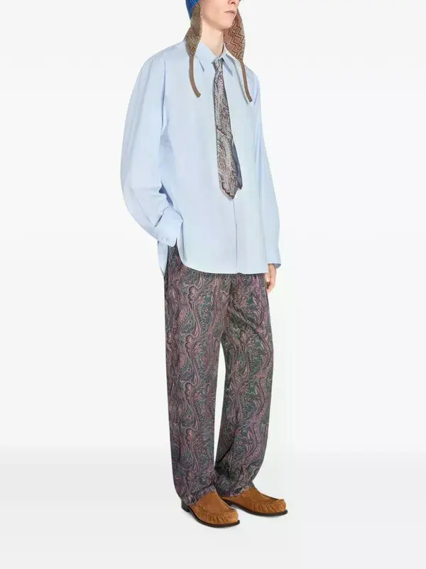 Dries Van Noten Loose Cotton Shirt