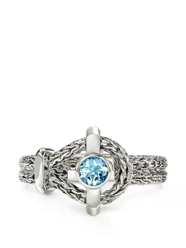 John Hardy Icon Blue Topaz Ring