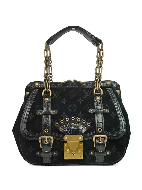 LOUIS VUITTON 2004 Mm Gracie Shoulder Bag - Black