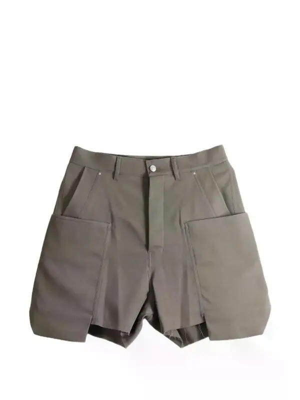 Rick Owens Raw-edge Panelled Shorts